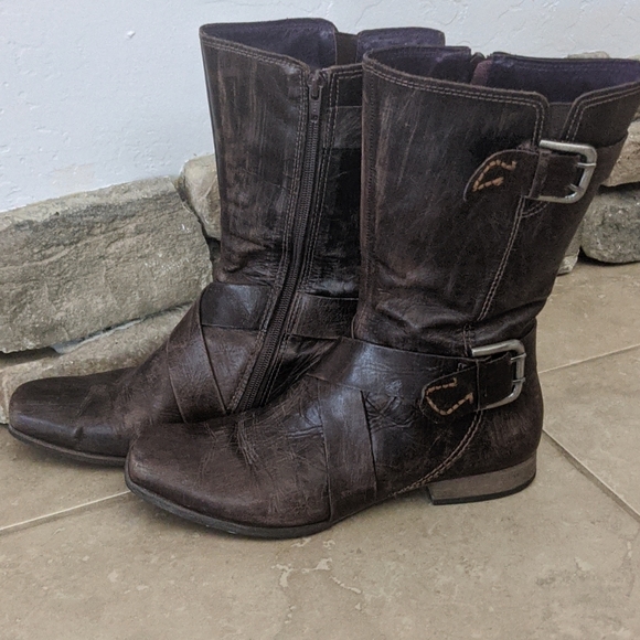 True Religion | Shoes | True Religion Leather Moto Boots | Poshmark